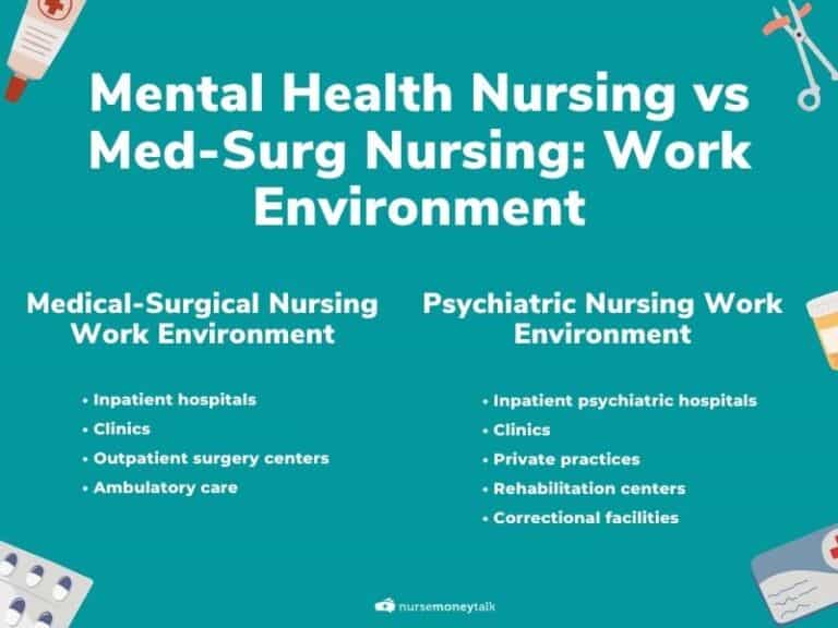 Psych Nursing vs Med Surg Nursing: Similarities and Differences - Nurse ...